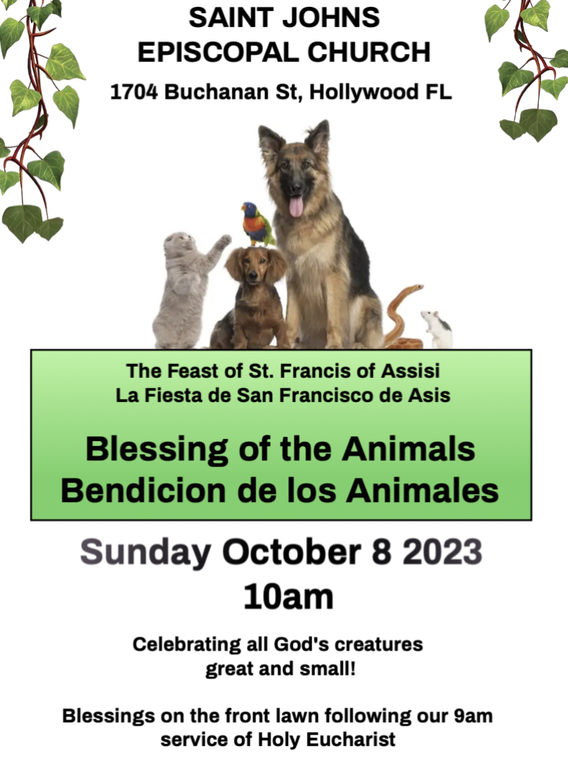 St francis 2023 - SAINT JOHN'S EPISCOPAL CHURCH