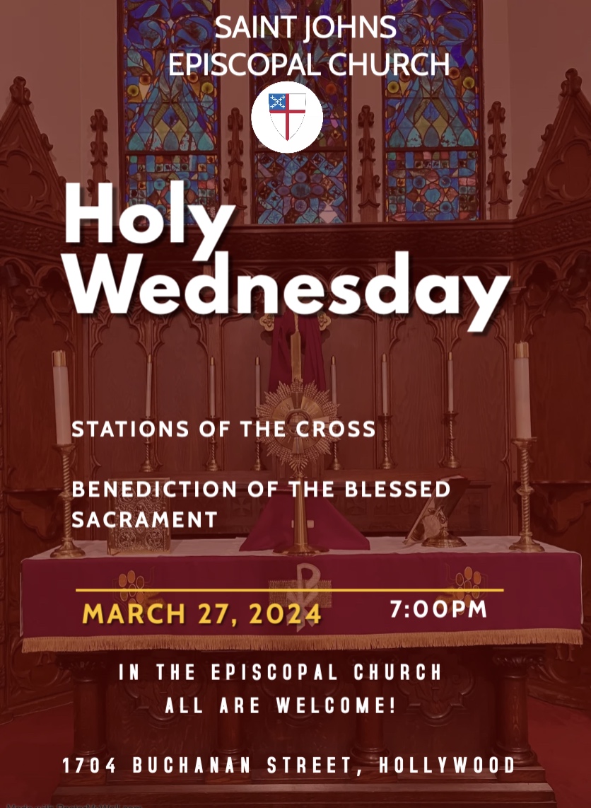 Holy Wednesday 2024 - Saint John's Episcopal Church
